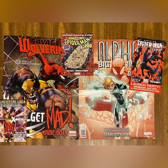 Marvel | Art | 2 Marvel Comics Promotional Posters For Wolverine And ...